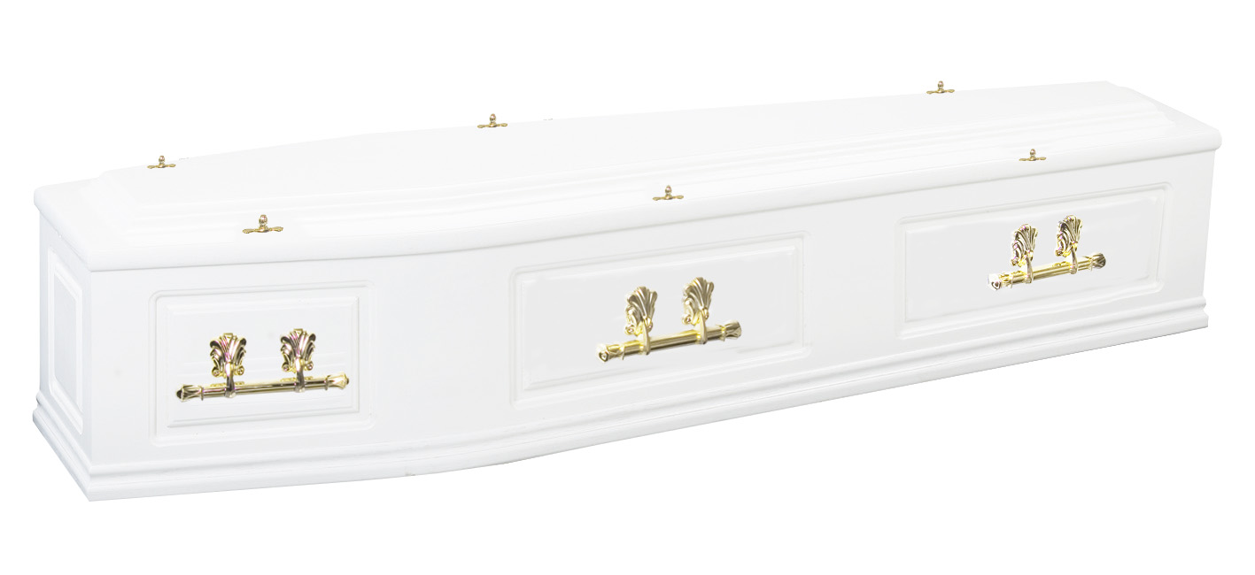 Buy White Essence Coffin, Traditional English Coffins,Traditional Solid ...